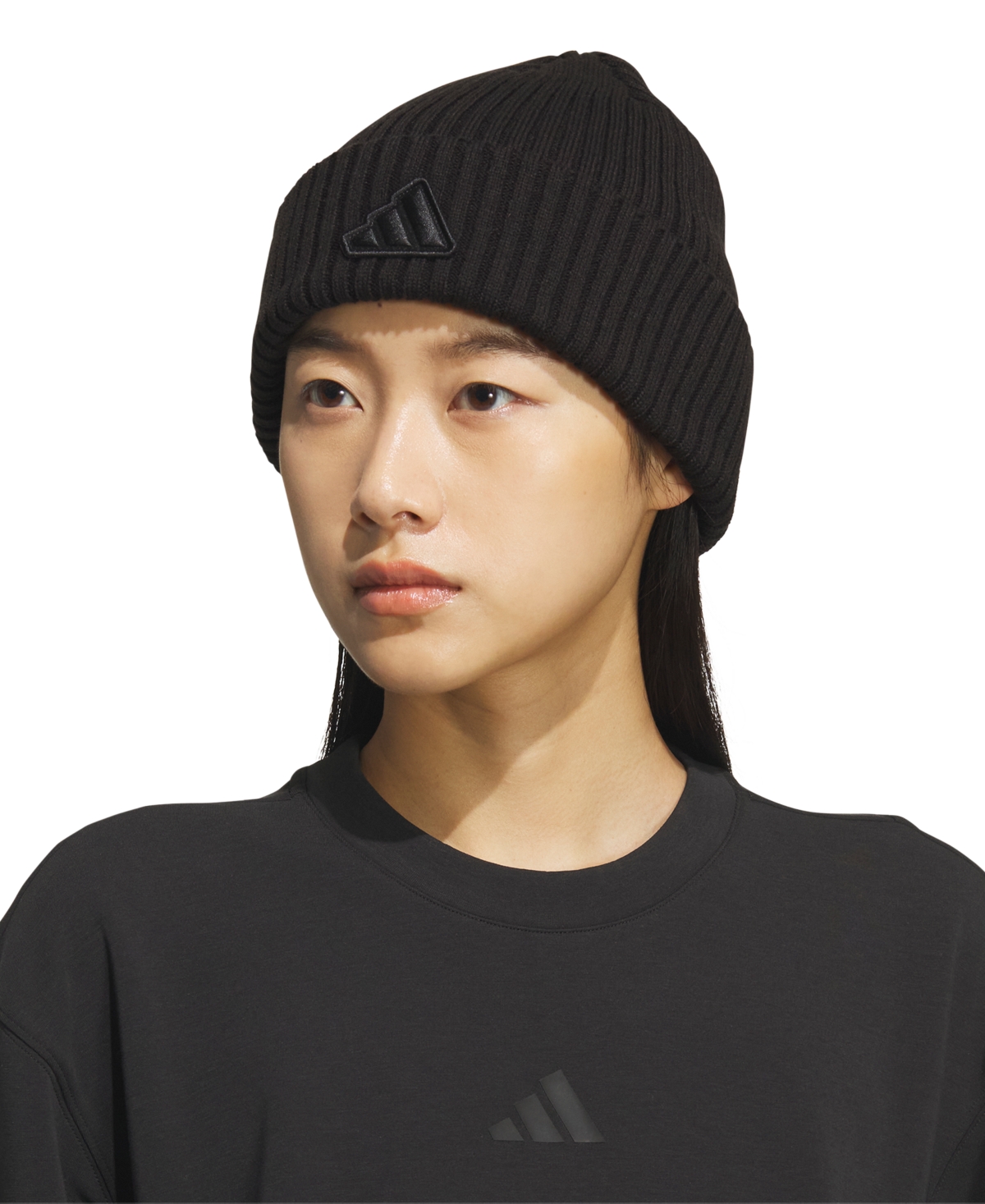 Click here for adidas Womens Altitude 2 Fold Beanie - Black prices