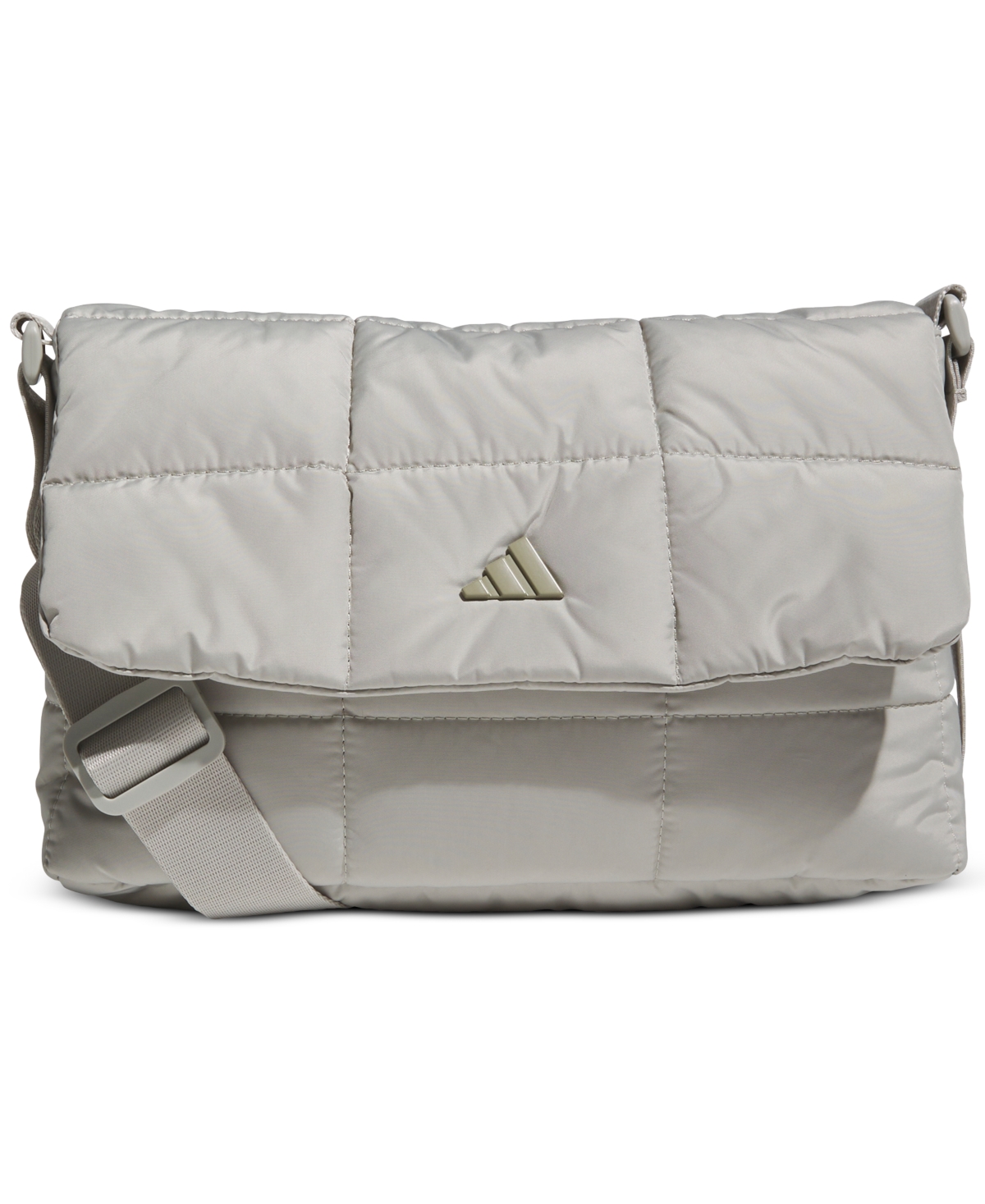 Click here for adidas Womens Quilted Crossbody Bag - Medium Grey prices