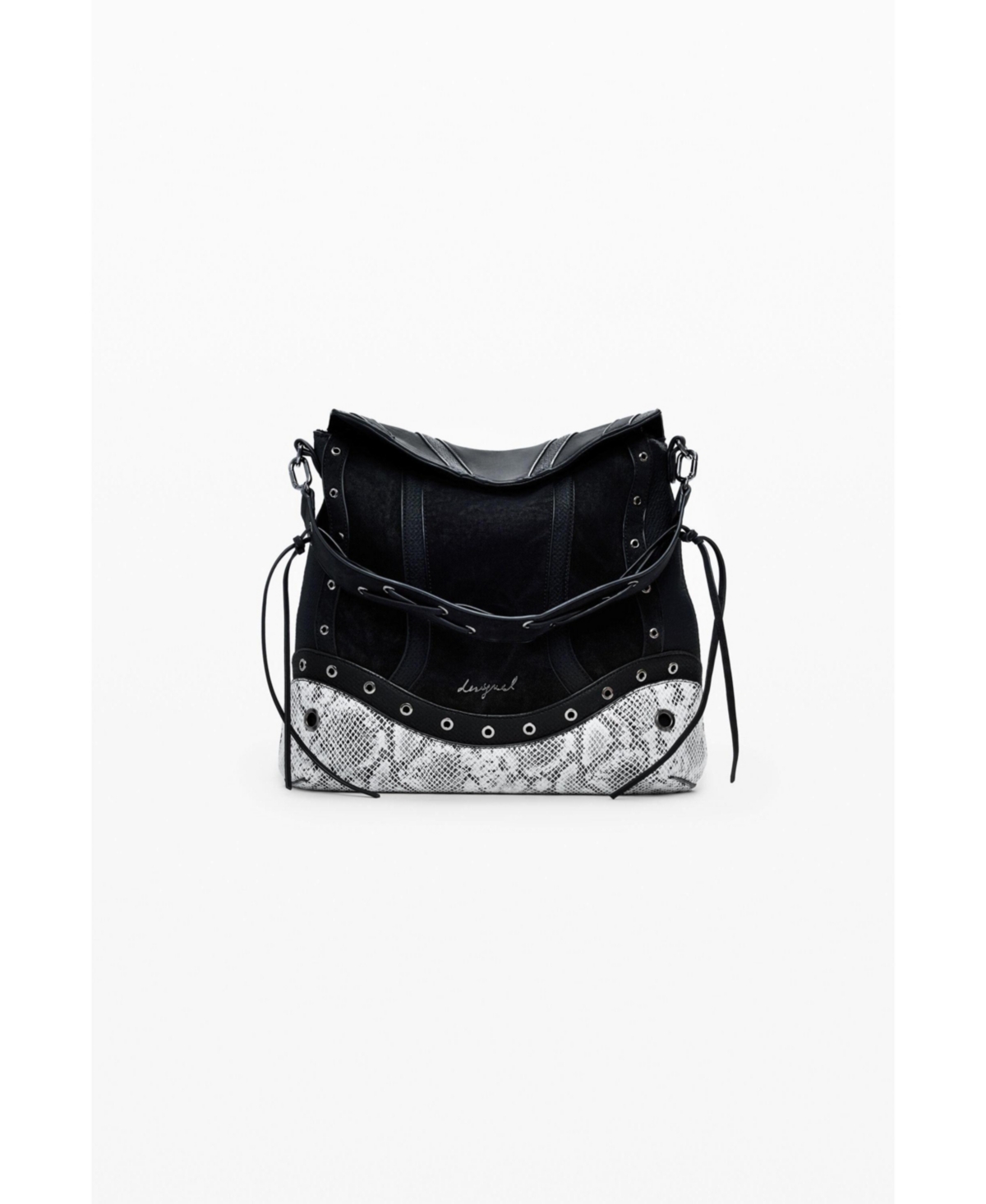 Click here for Desigual Womens Medium convertible snake backpack... prices