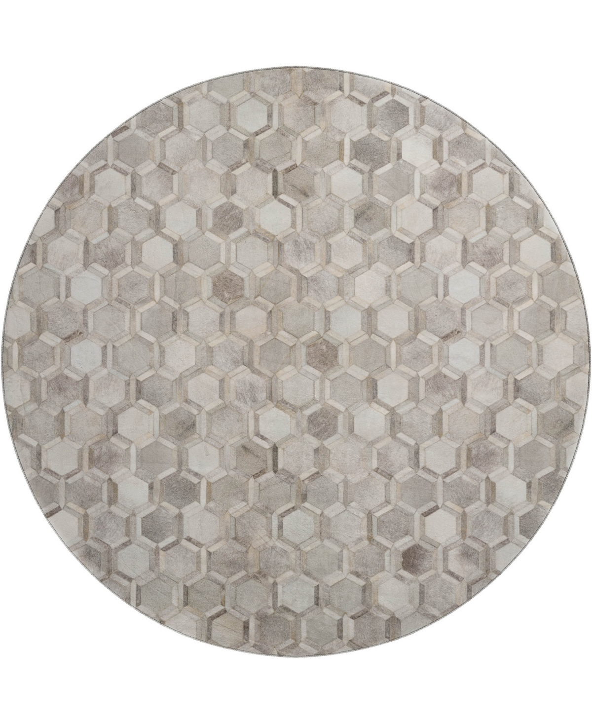 Click here for Dalyn Bozeman BM1 8x8 Round Area Rug - Gray prices