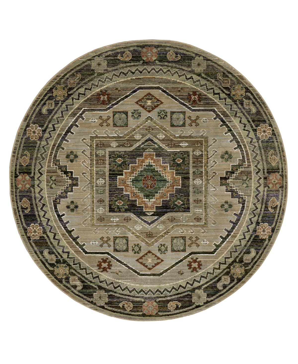 Click here for Oriental Weavers Andorra 2442D 710x710 Round Area... prices