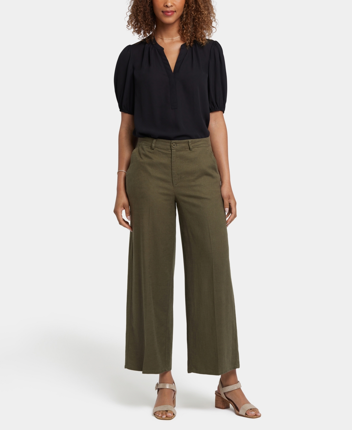 Click here for Nydj Womens Morgan Trouser Pull On Pants - Bay Lea... prices