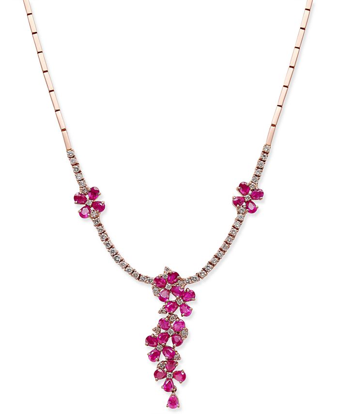 EFFY Collection Rosa by EFFY® Ruby (5-1/8 ct. t.w.) and Diamond (1-1/2 ...