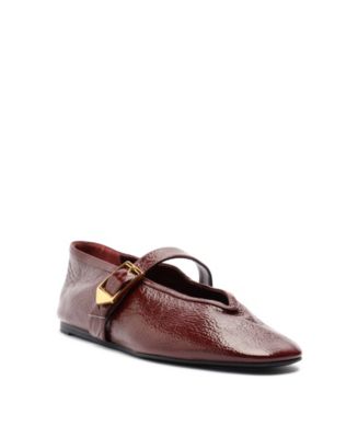 Schutz Women's Courtney Ballet Buckle Flats - Macy's