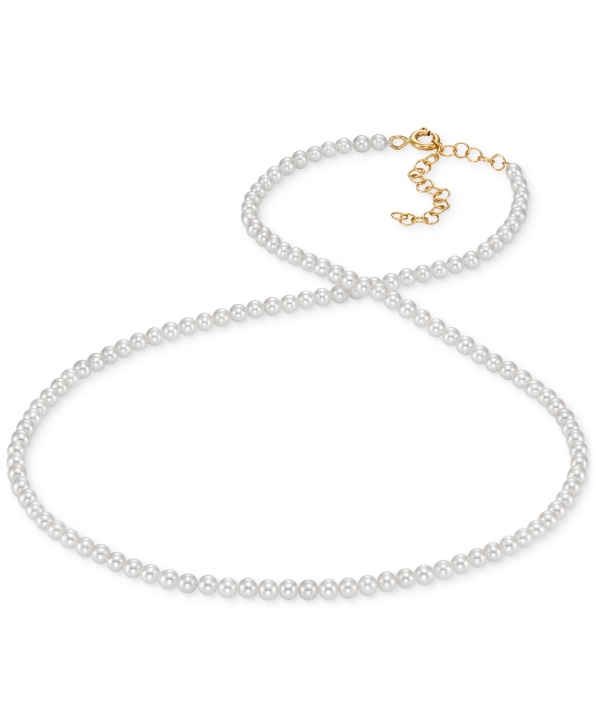 Click here for Cultured Freshwater Pearl (3 - 3-1/2mm) Collar Nec... prices