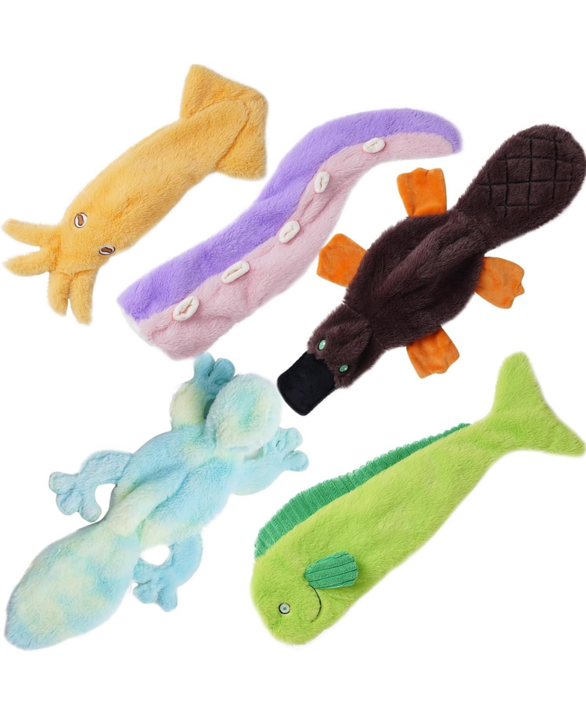Click here for Nocciola 5 Pcs Wildlife Squeaky Dog Toys  gift No... prices