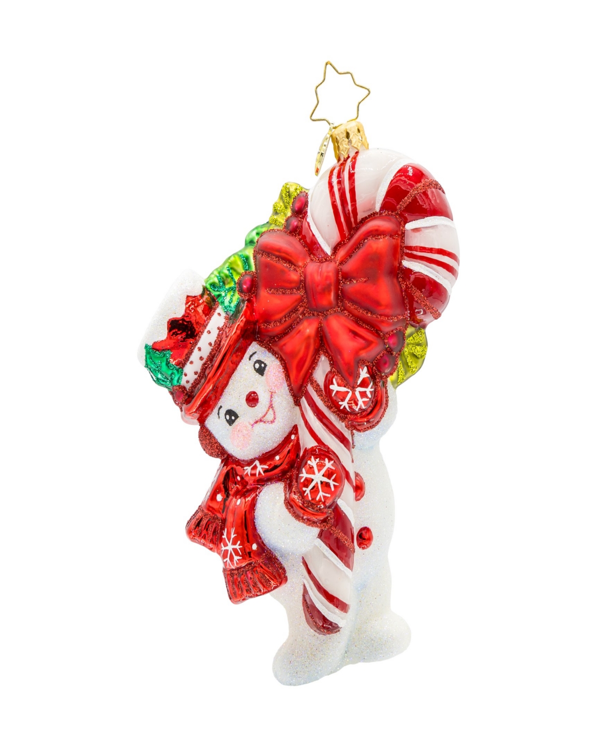 Click here for Christopher Radko Snowy Retro Cheer Ornament - Mul... prices