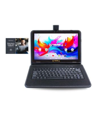 LINSAY 10.1"Octa Core 256GB Storage Android 15 Tablet with Black Style ...
