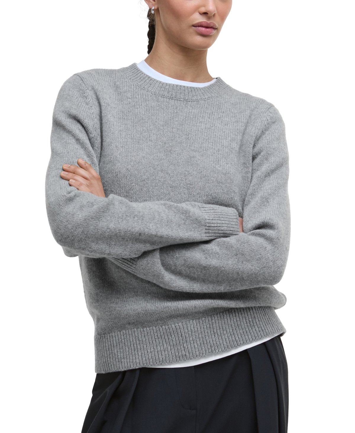 Click here for Barbour Womens Woodhouse Knit Crewneck Sweater - G... prices