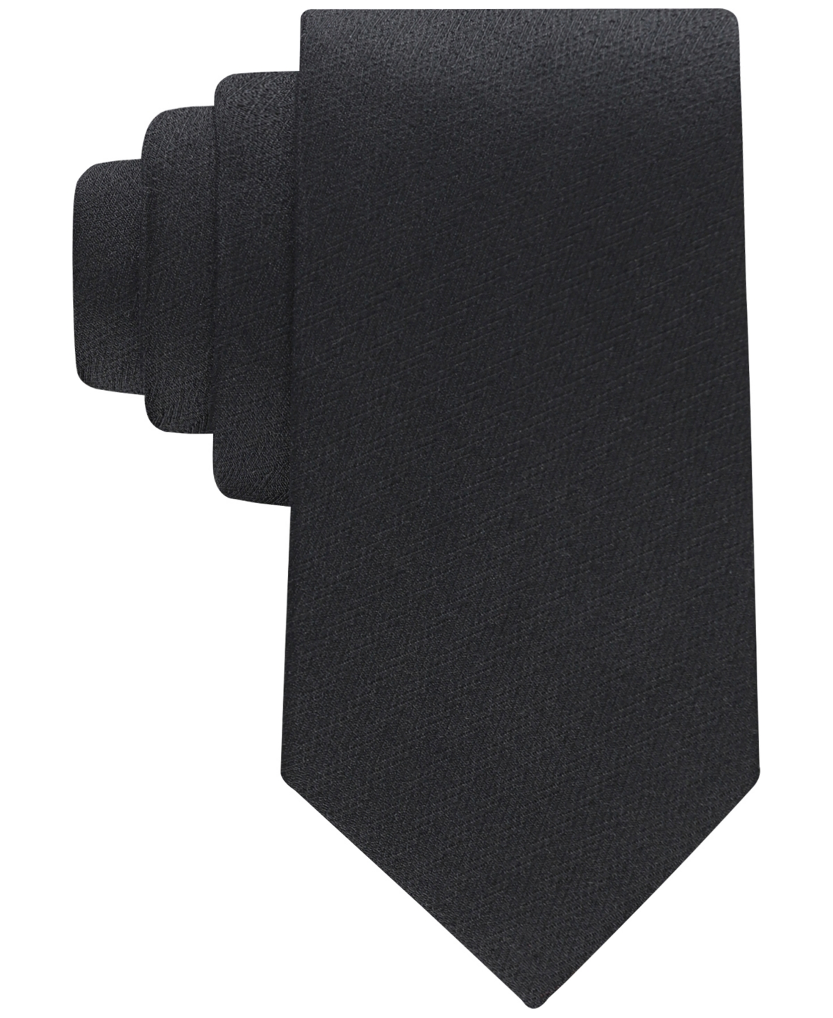 Click here for Calvin Klein Mens Cooper Chevron Tie - Black prices