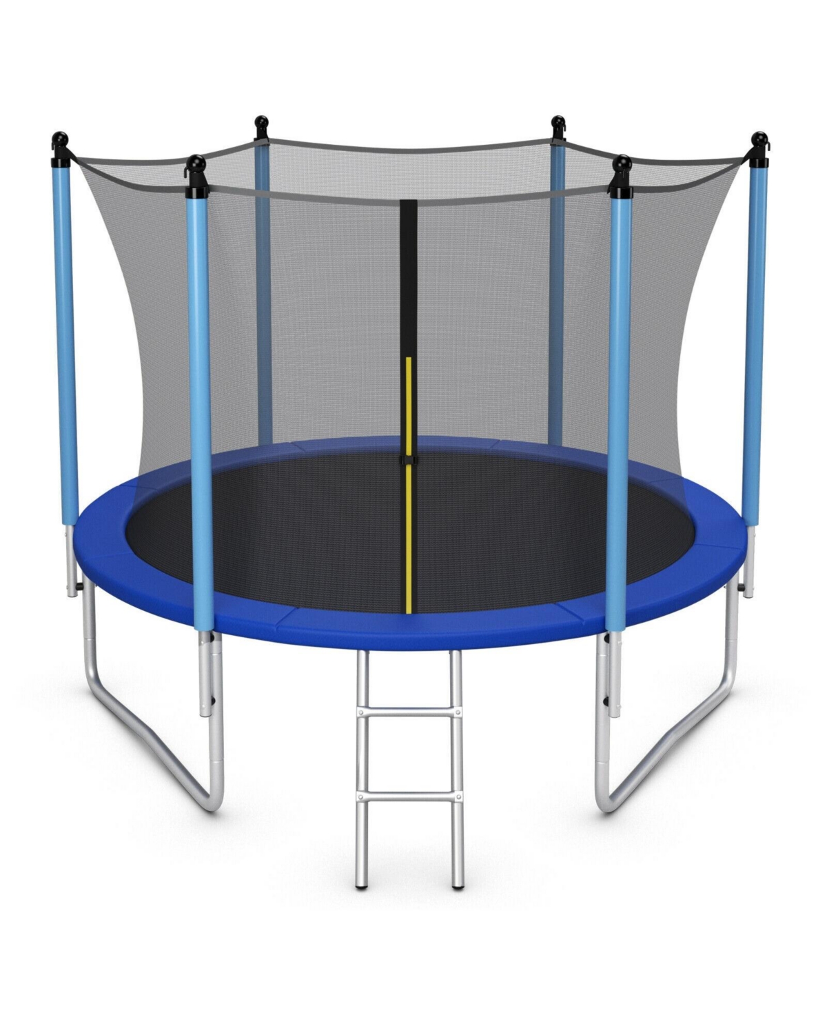 Click here for Outdoor Trampoline with Safety Closure Net - Blue prices