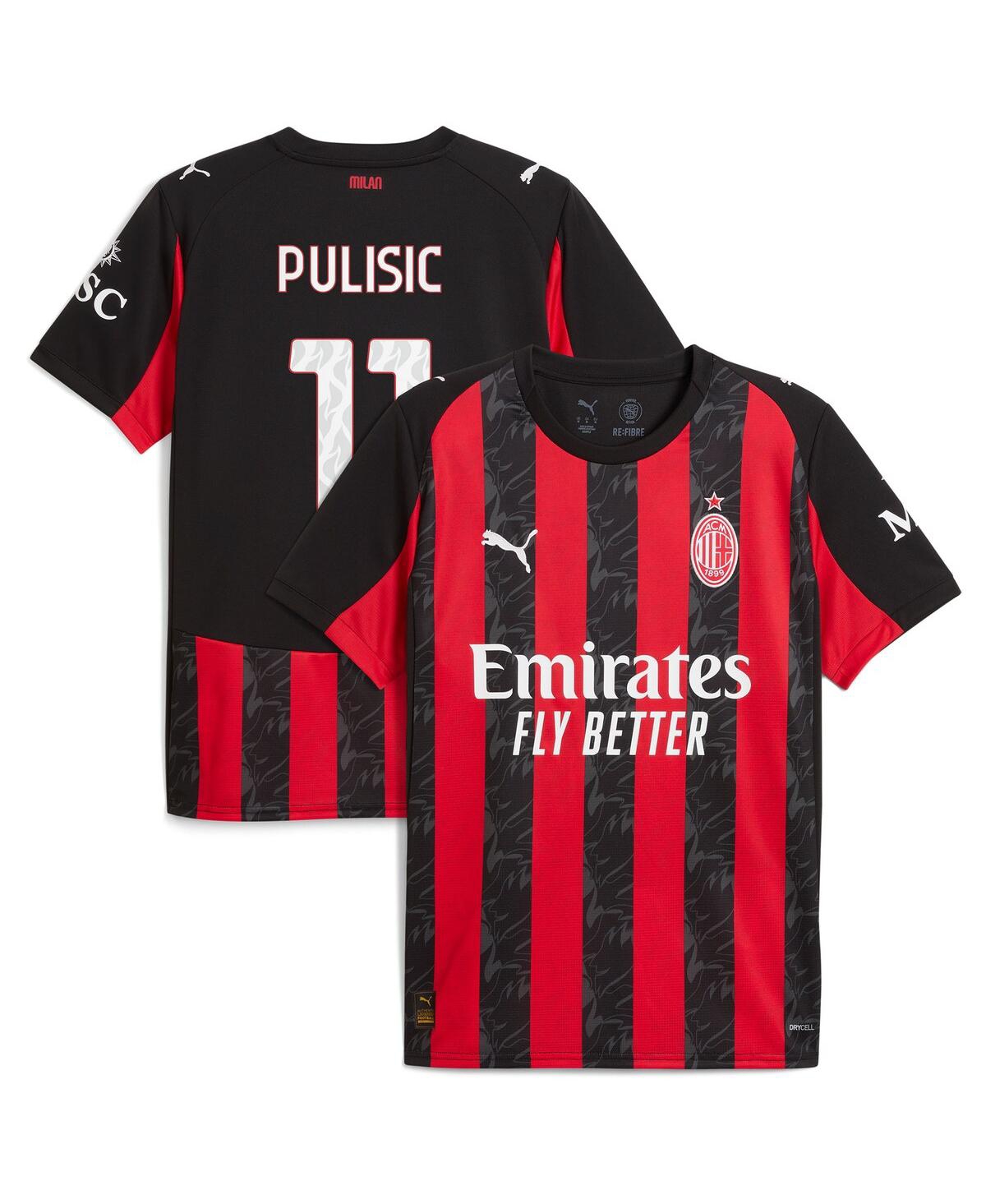 Click here for Puma Mens Christian Pulisic Red Ac Milan 2025/26 H... prices