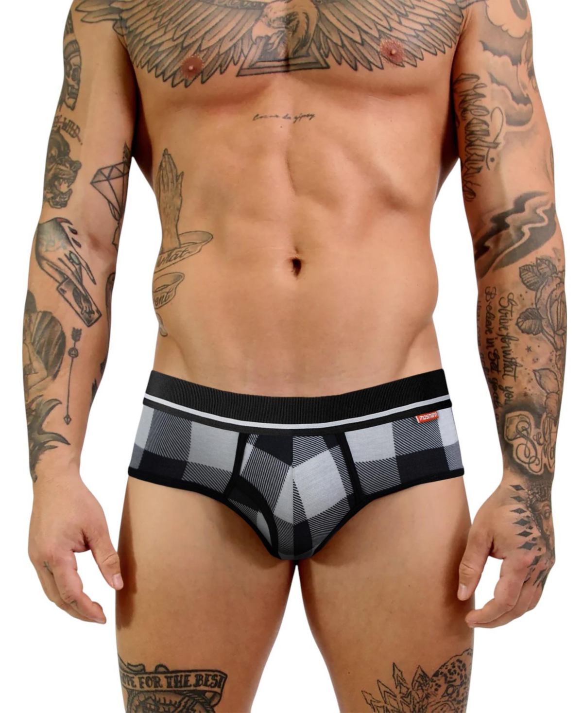 Click here for Mosmann Australia Mens Bamboo Brief - Checkmate -... prices