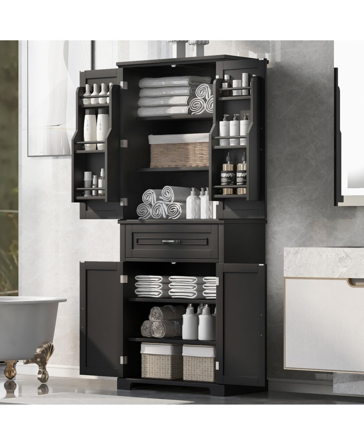 Click here for Streamdale Furniture Bathroom Storage Cabinet with... prices