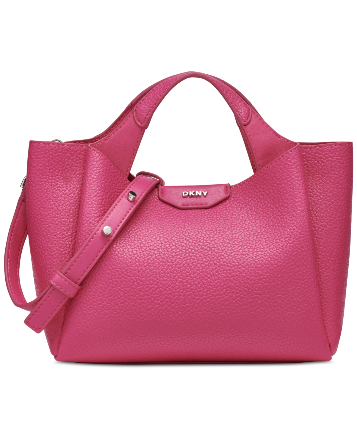 Click here for Dkny Willa Small Satchel Bag - Festive Pink prices