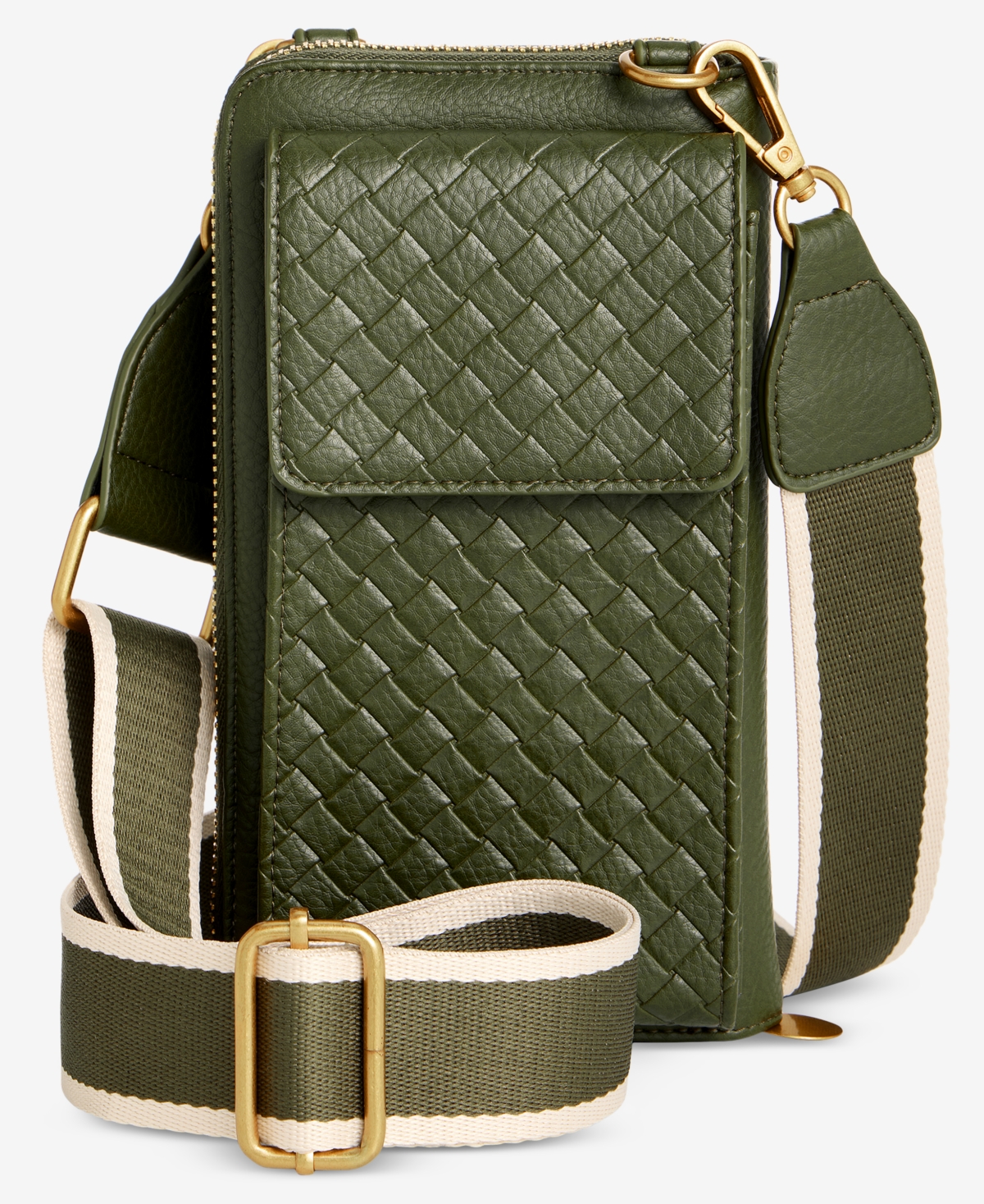 Click here for Style & Co Mini Woven Phone Crossbody  Macys Exclu... prices