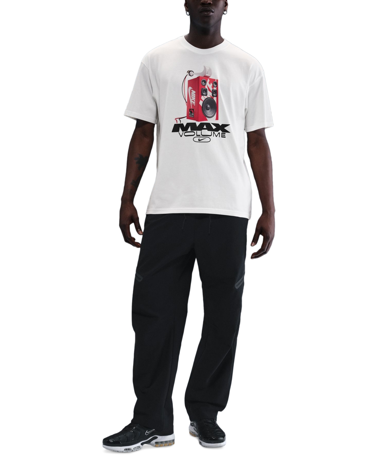 Click here for Nike Mens Sportswear Max90 Loose-Fit Graphic T-Shi... prices
