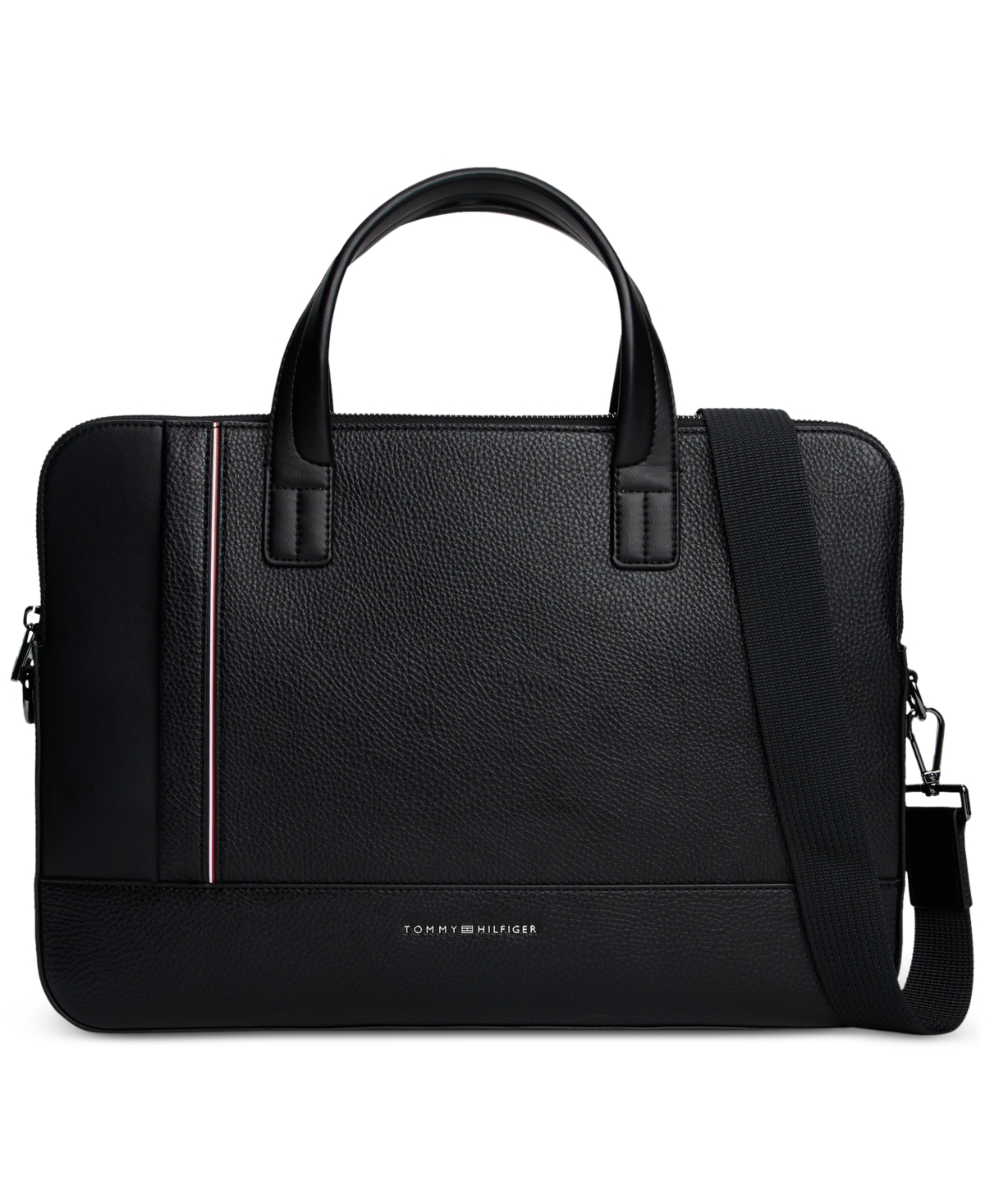 Click here for Tommy Hilfiger Mens Central Slim Computer Bag - Bl... prices
