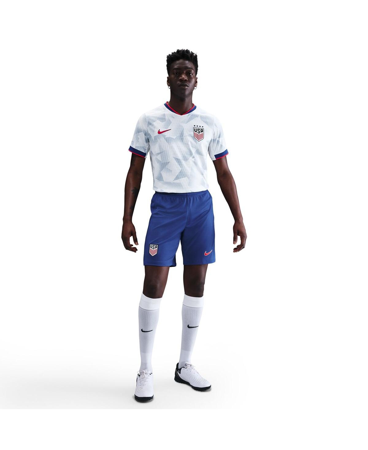 Click here for Nike Mens Blue Usmnt 2025 Home Stadium Shorts - Bl... prices