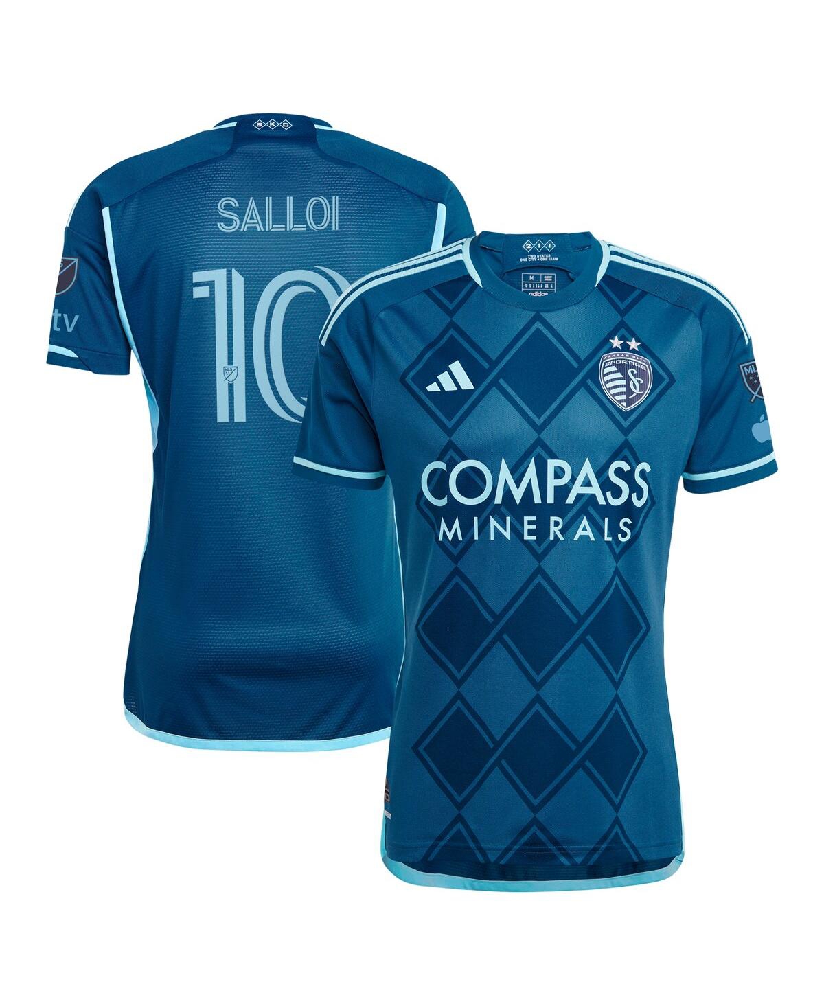 Click here for Adidas Mens Daniel Salloi Navy Sporting Kansas Cit... prices