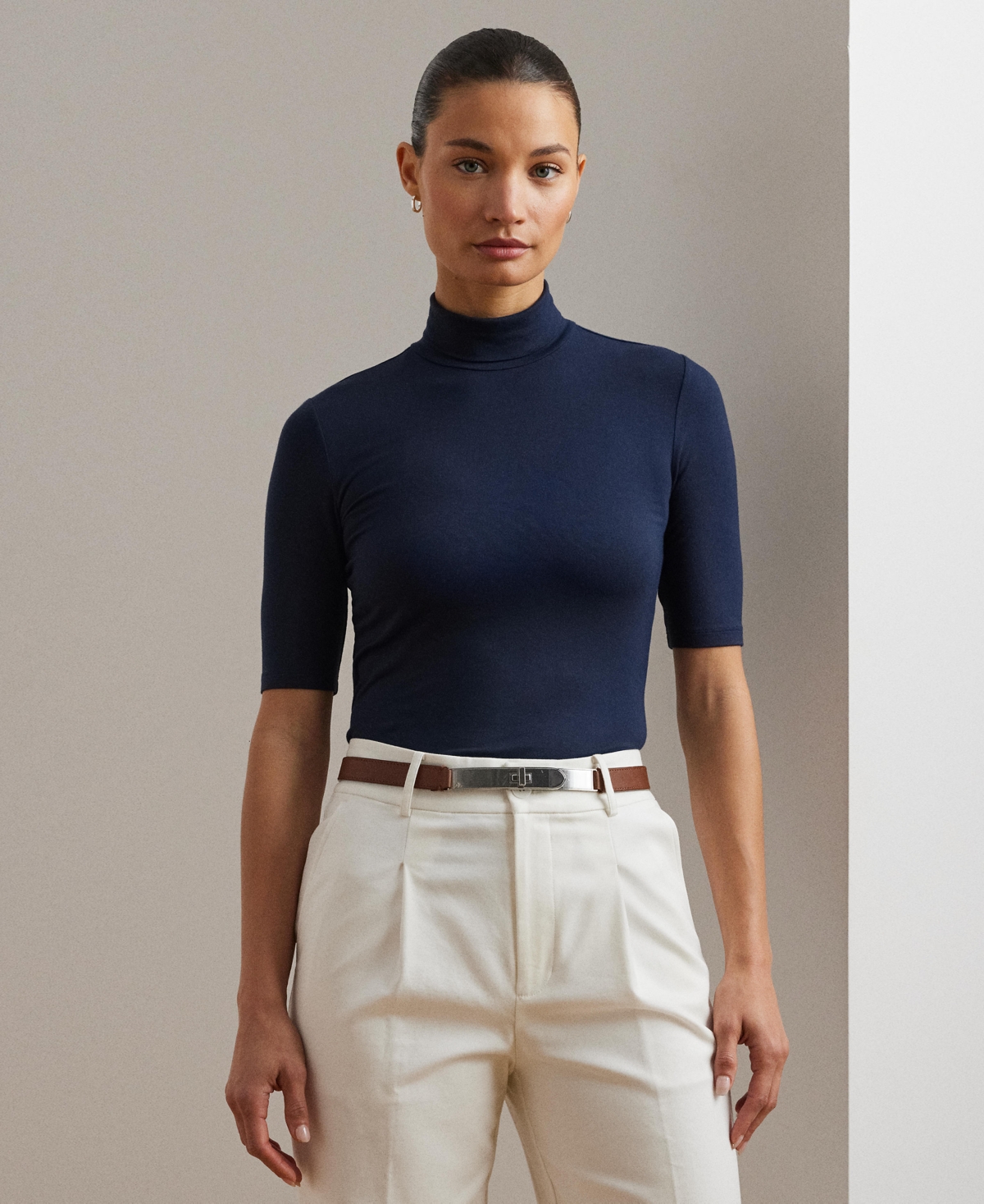 Click here for Lauren Ralph Lauren Slim-Fit Turtleneck - Lauren N... prices