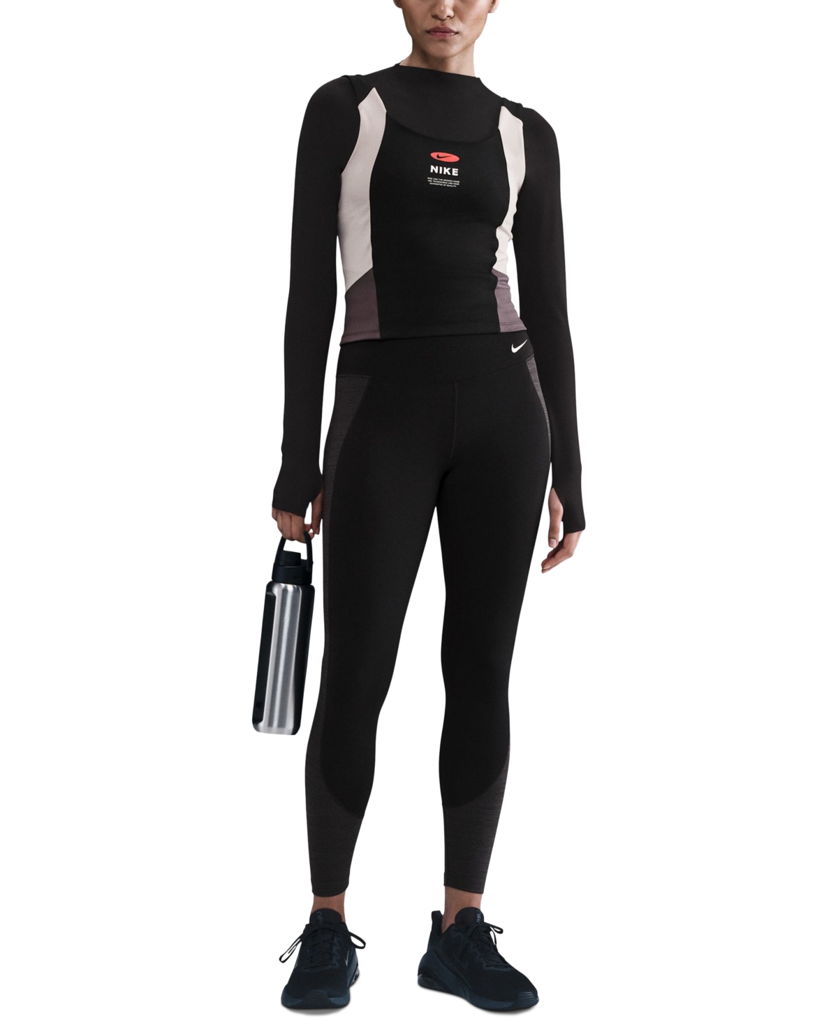 Click here for Nike One Womens High-Waisted 7/8 Leggings - Black/... prices