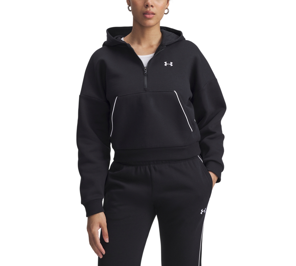 Click here for Under Armour Womens Rival Fleece Hoodie - Black /... prices