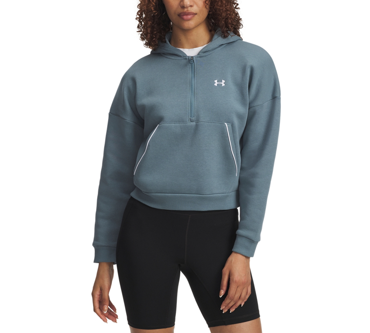 Click here for Under Armour Womens Rival Fleece Hoodie - Jasper B... prices