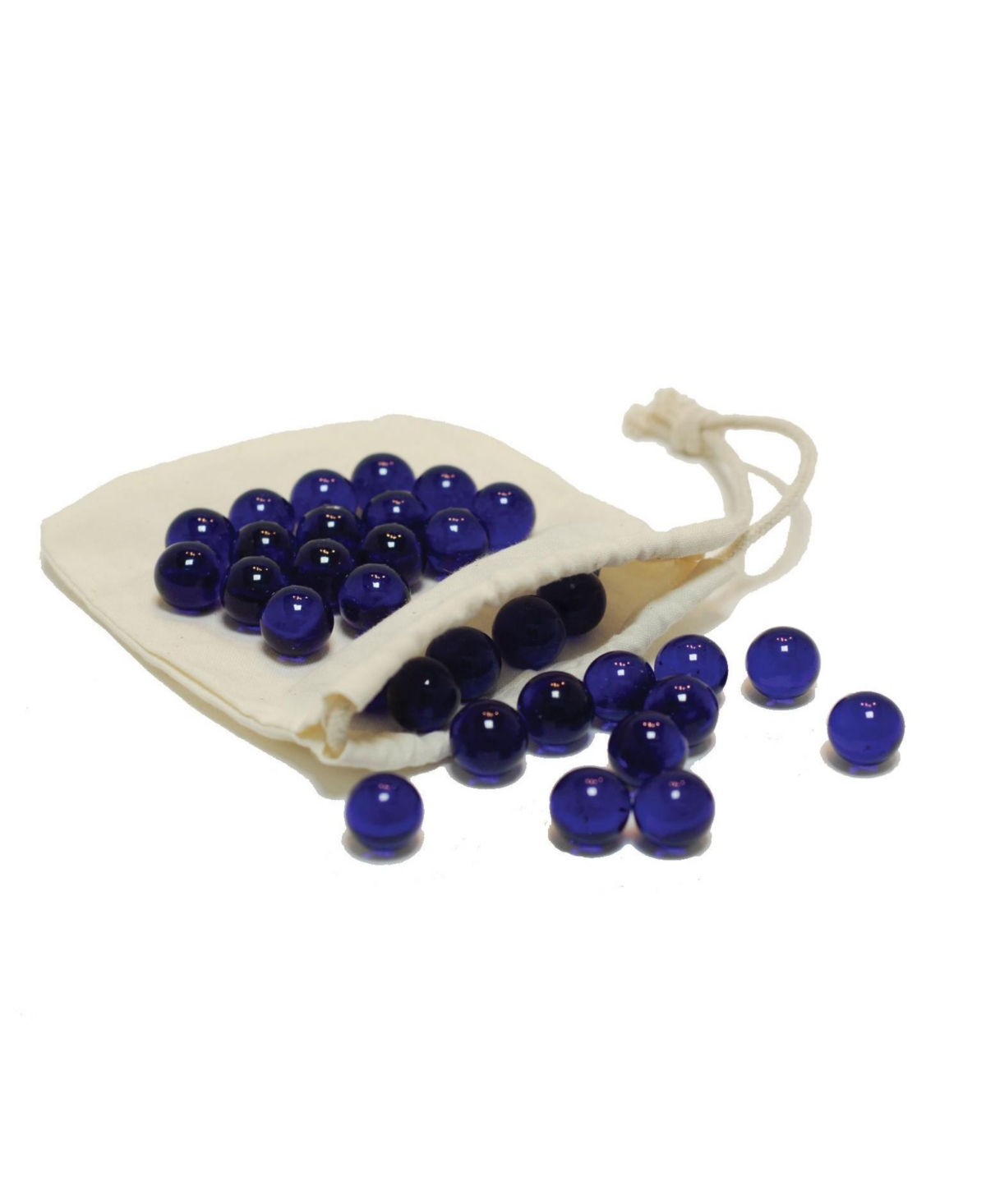Click here for We Games Blue Glass Marbles - Set of 33 - .625 Dia... prices