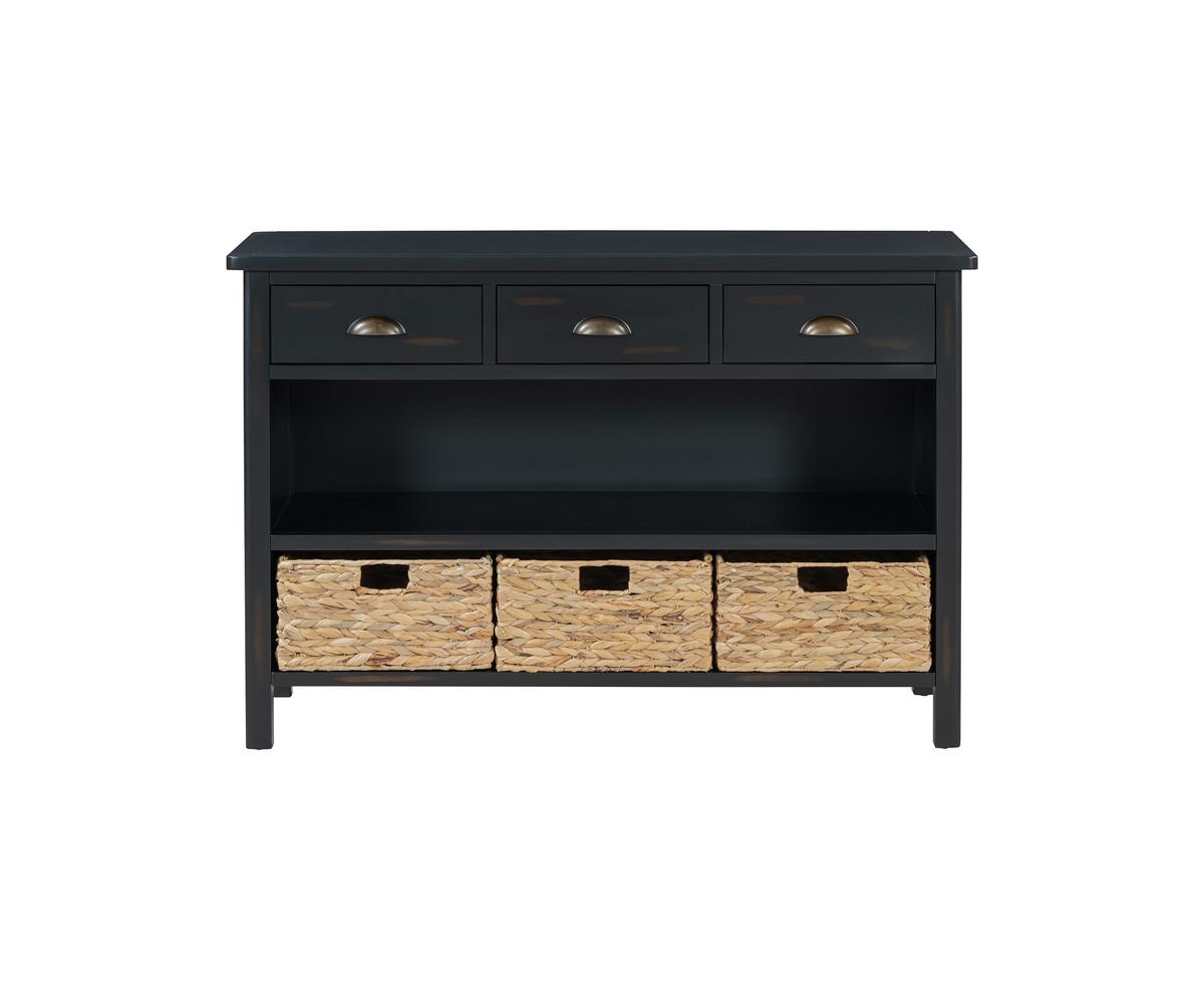 Click here for Casainc Console Table Cabinet with 3 Storage Drawe... prices