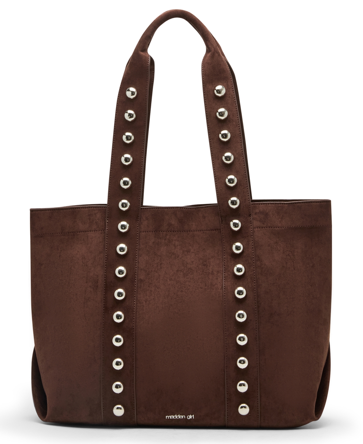 Click here for Madden Girl Sloane Top Handle Tote Bag - Brown prices