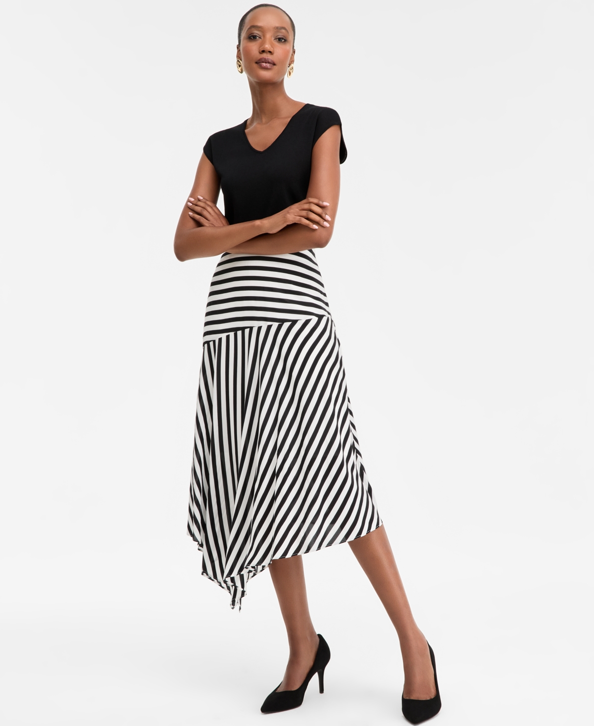 Click here for I.n.c. International Concepts Womens Printed Asymm... prices