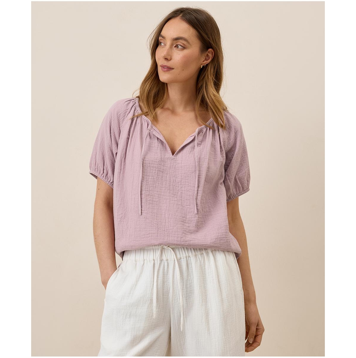Click here for Pact Organic Cotton Coastal Double Gauze Boho Popo... prices