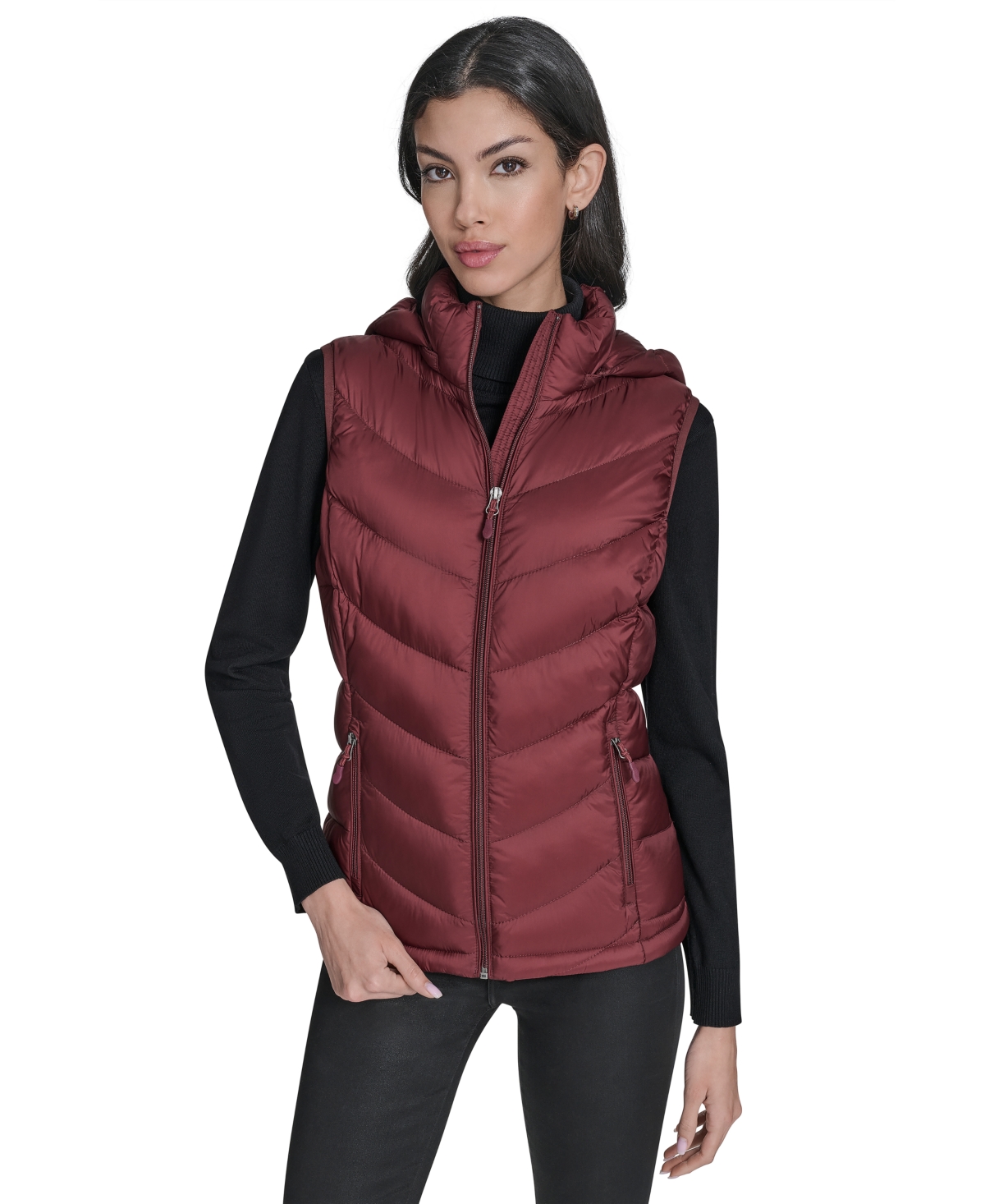 Click here for Charter Club Womens Packable Hooded Puffer Vest  C... prices