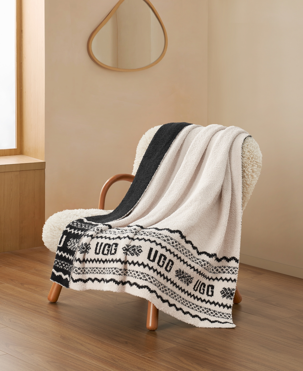 Click here for Ugg Northstar UGGisle Throw  50 x 70 - Cream prices