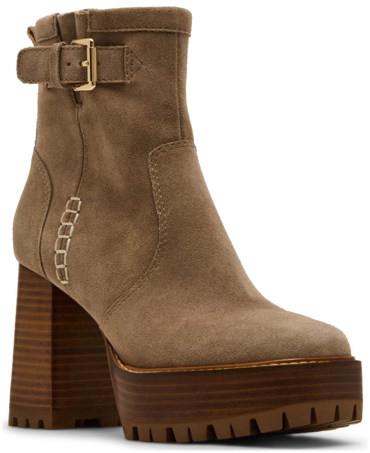 Click here for Steve Madden Womens Sumitt Platform Booties - Taup... prices