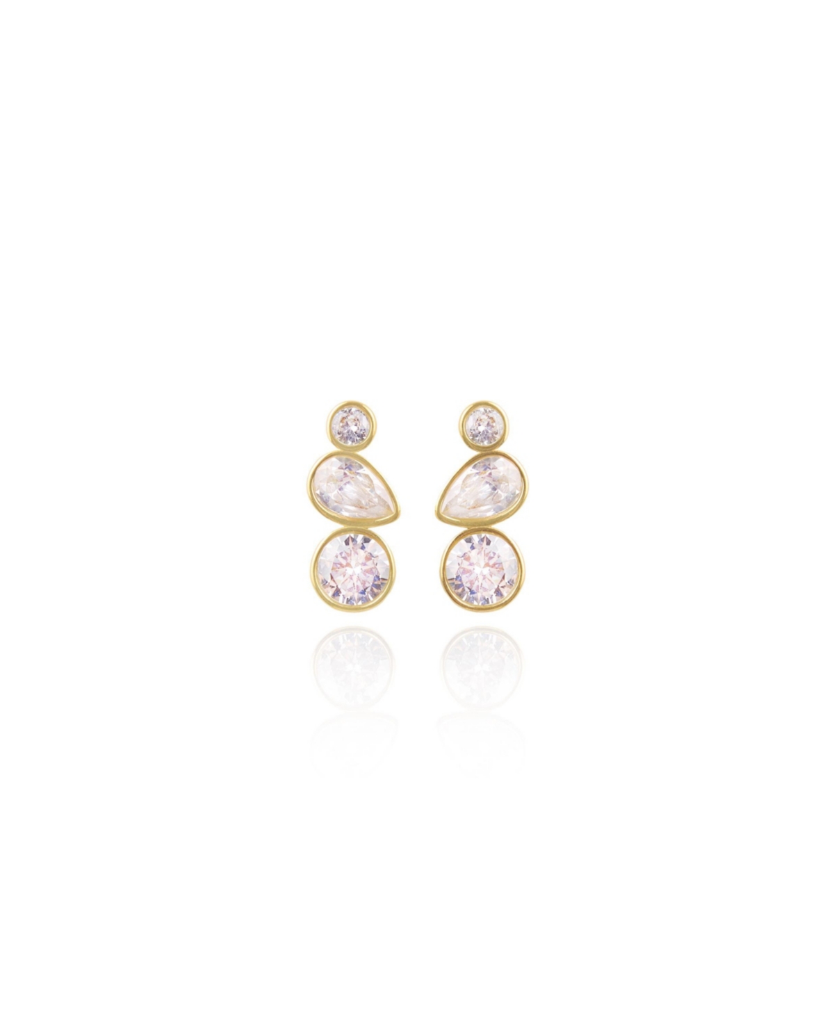 Click here for Tseatjewelry Ava Earrings 18k gold plated on stain... prices