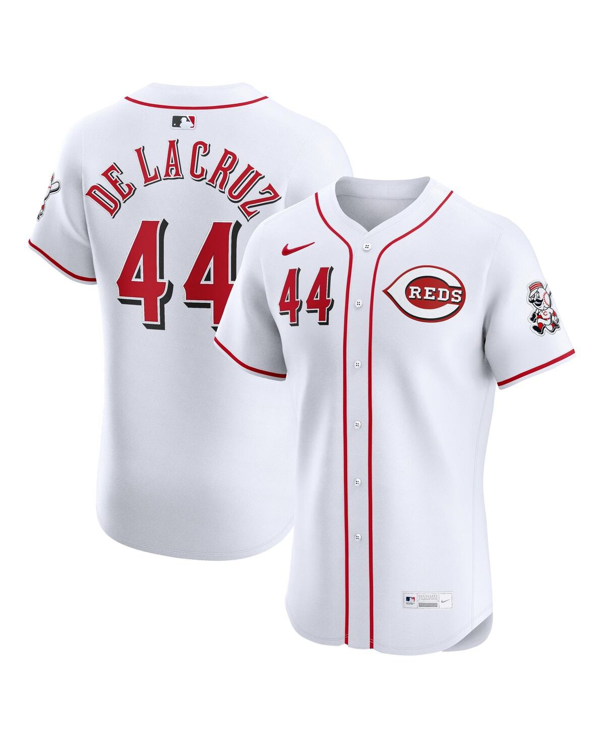 Click here for Nike Mens Elly De La Cruz White Cincinnati Reds Ho... prices