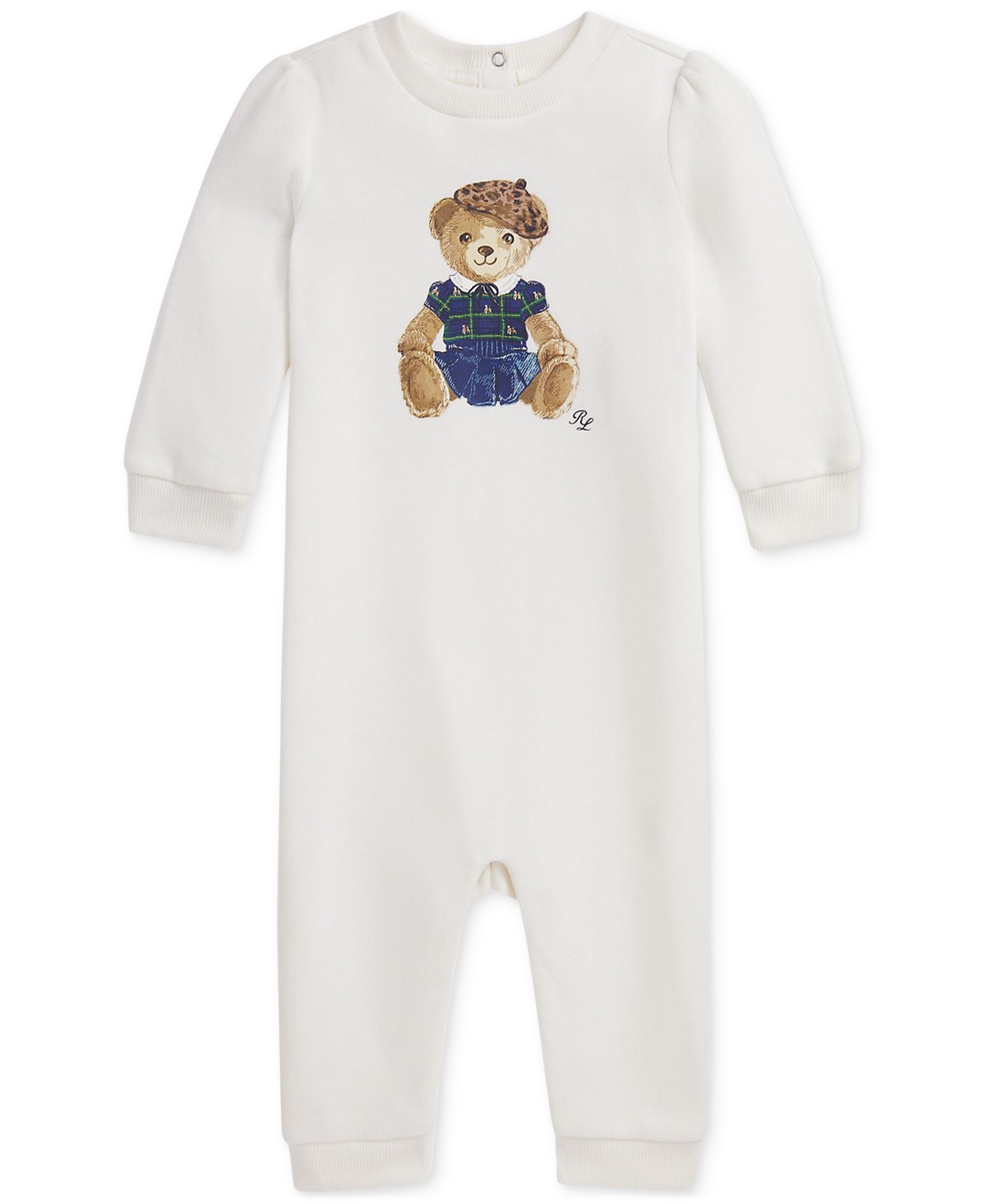 Click here for Polo Ralph Lauren Baby Girls Polo Bear Fleece Cove... prices