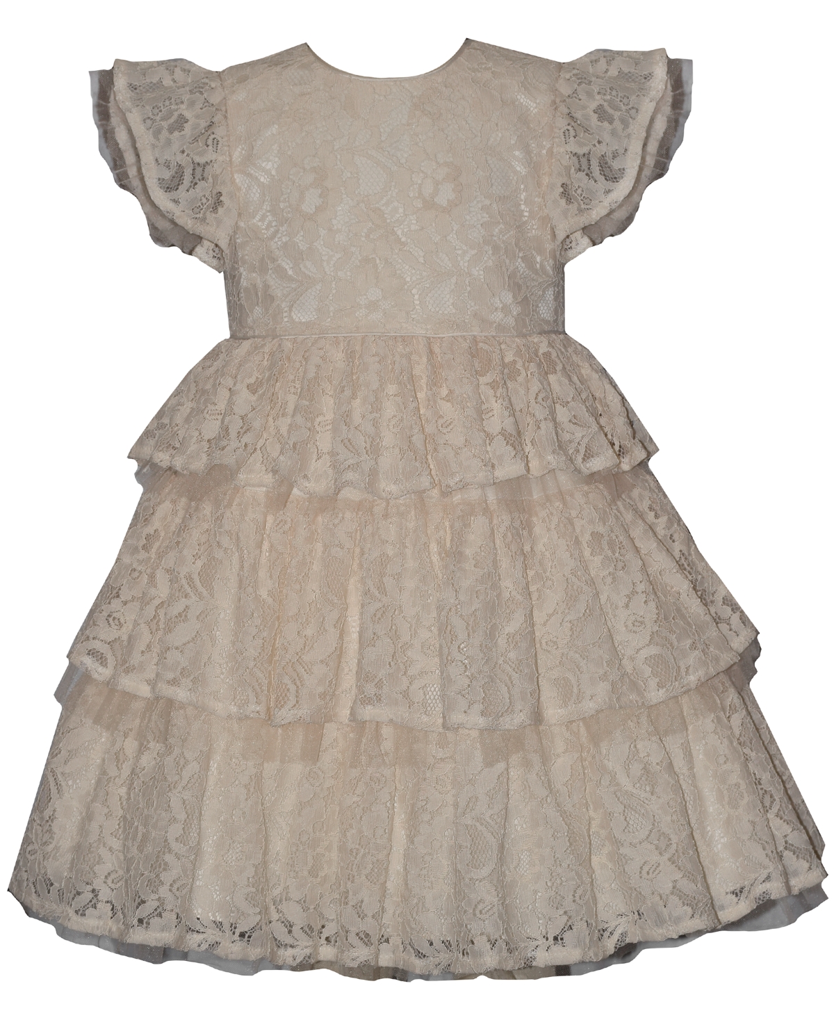 Click here for Bonnie Jean Toddler and Little Girls Tiered Lace D... prices