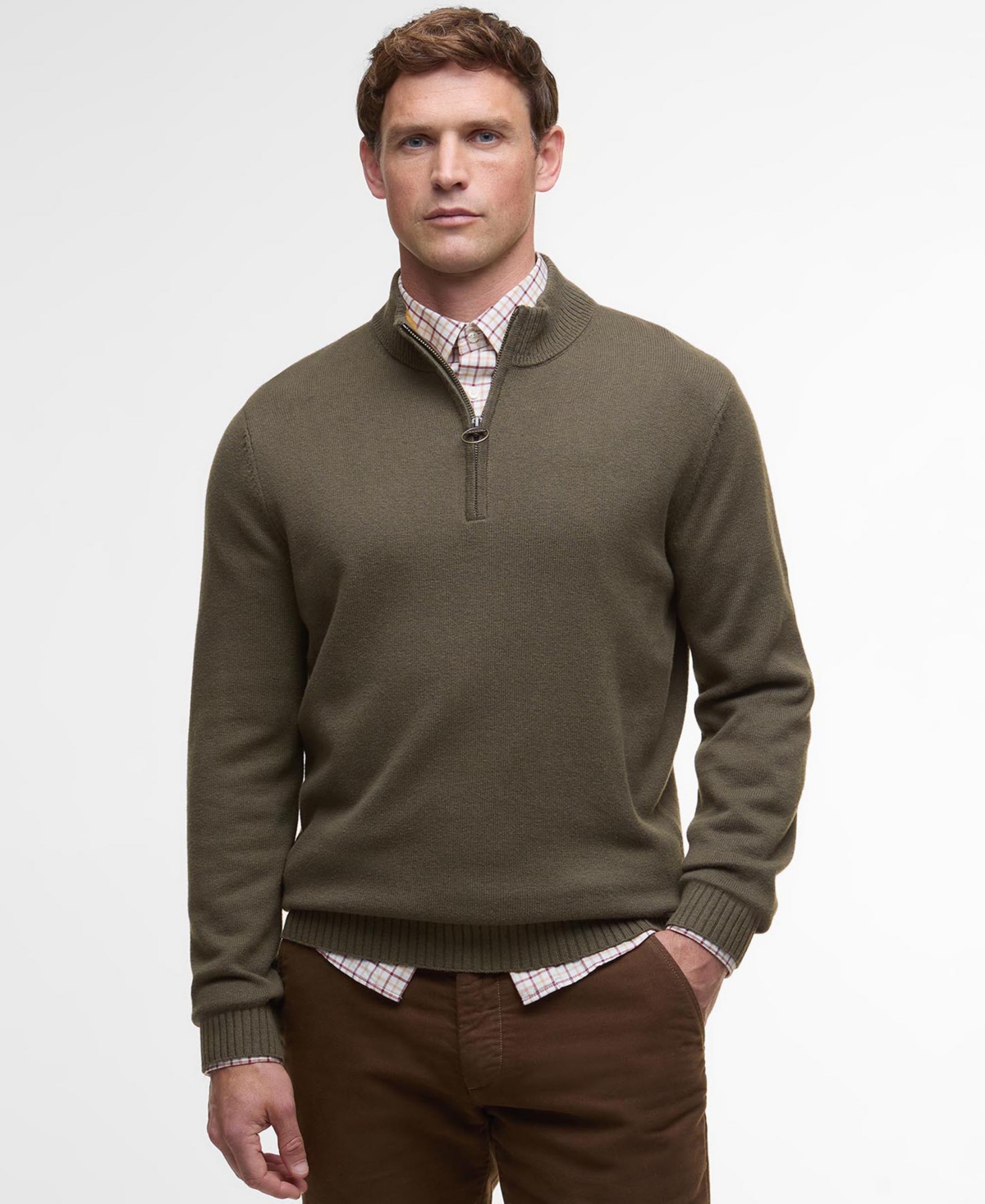 Click here for Barbour Mens Kelson Quarter-Zip Pullover Sweater -... prices