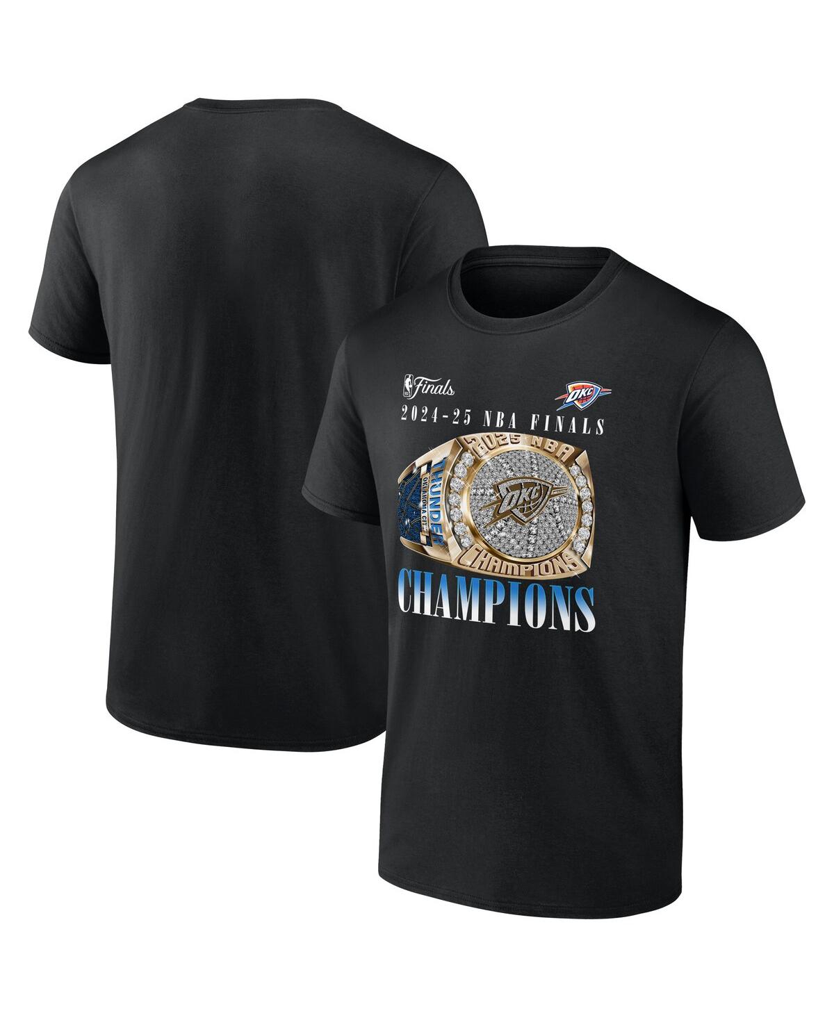 Click here for Fanatics Mens Black Oklahoma City Thunder 2025 Nba... prices