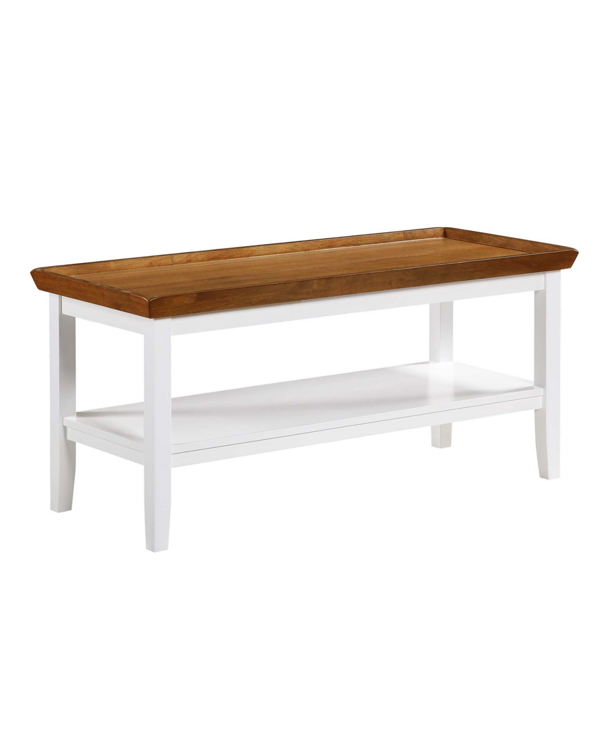 Click here for Ledgewood Coffee Table with Shelf - Driftwood Top... prices
