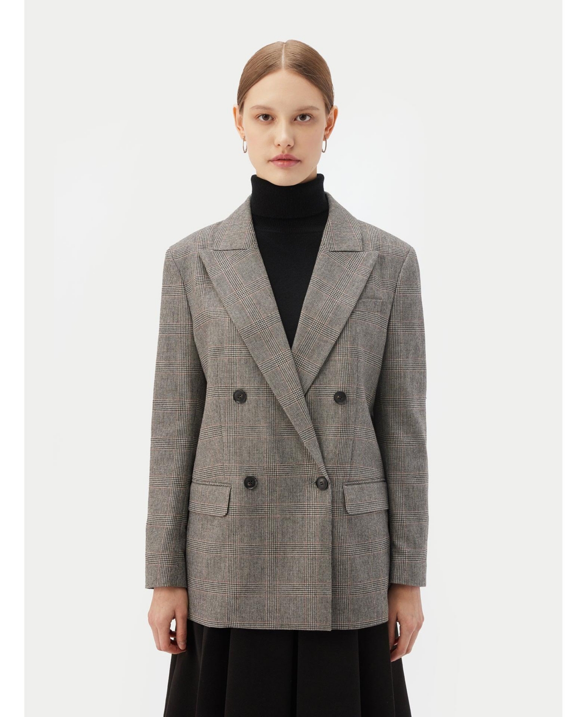 Click here for Gobi Cashmere Womens Double-Breasted Cashmere Blaz... prices