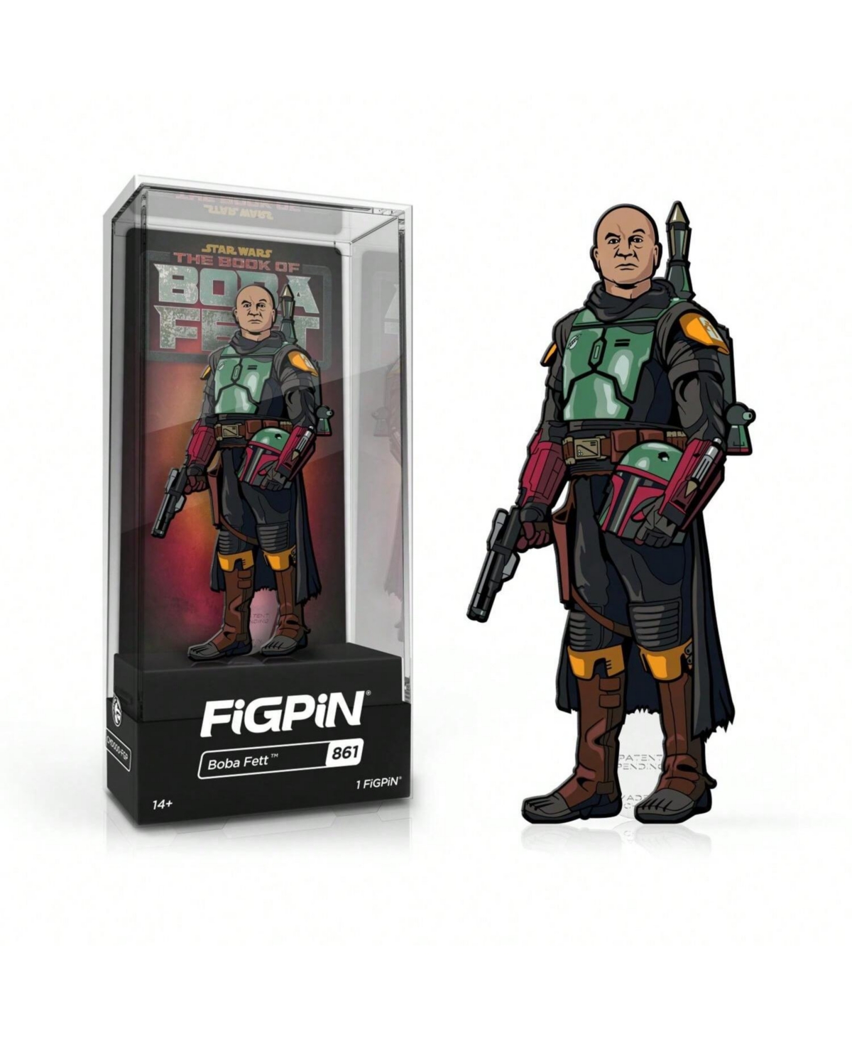 Click here for FiGPiN - Star Wars The Book Of Boba Fett - Boba Fe... prices