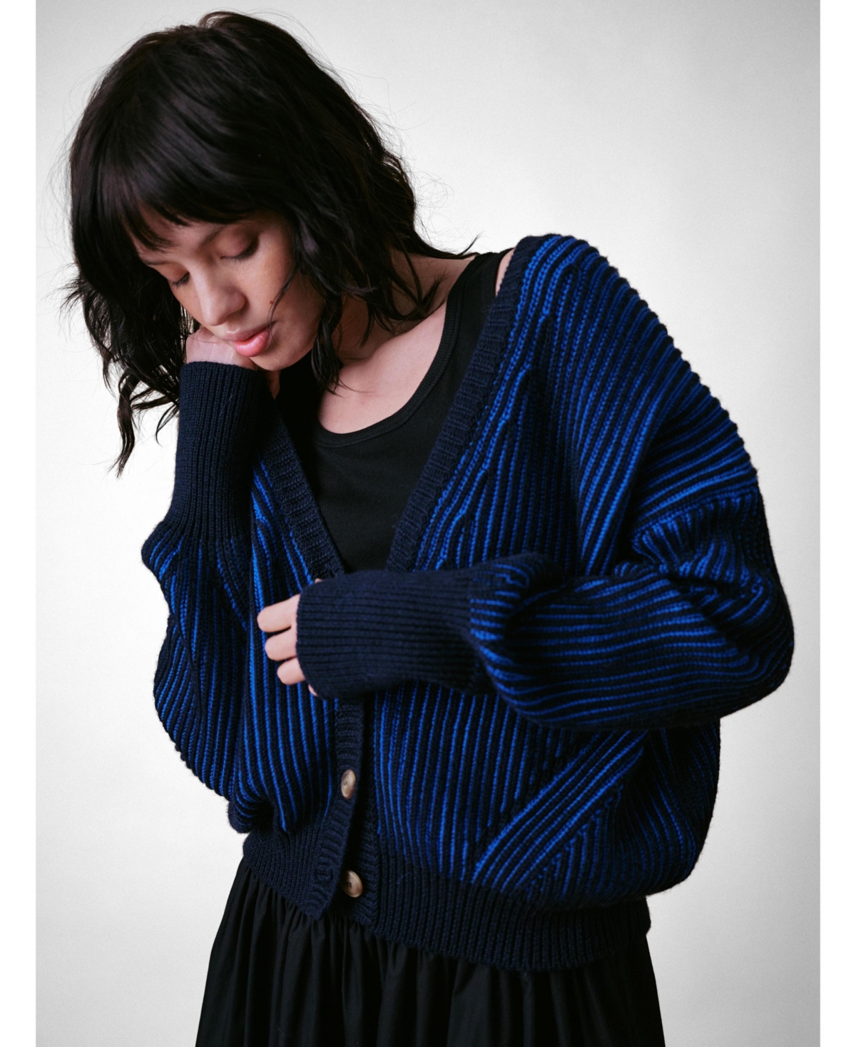 Click here for Cape Cove Womens Aster Italian Merino Cardigan - N... prices