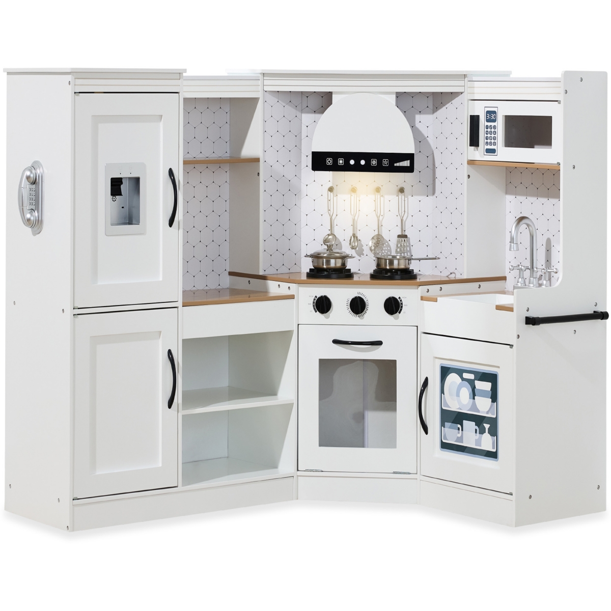 Click here for Best Choice Products Pretend Play Corner Kitchen... prices