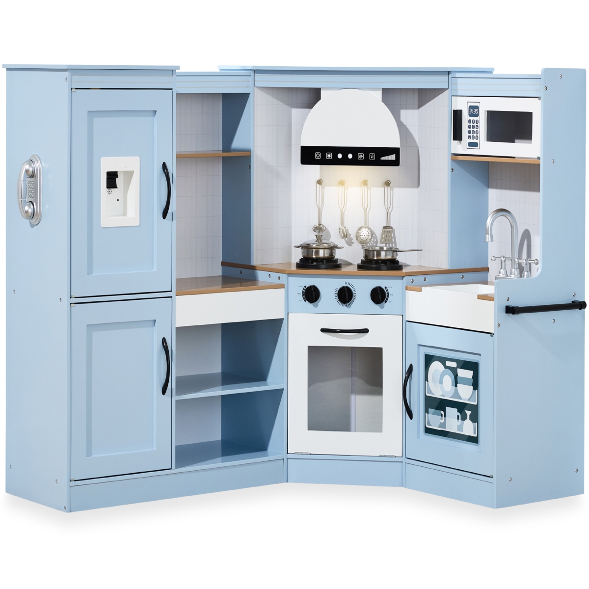 Click here for Best Choice Products Pretend Play Corner Kitchen... prices