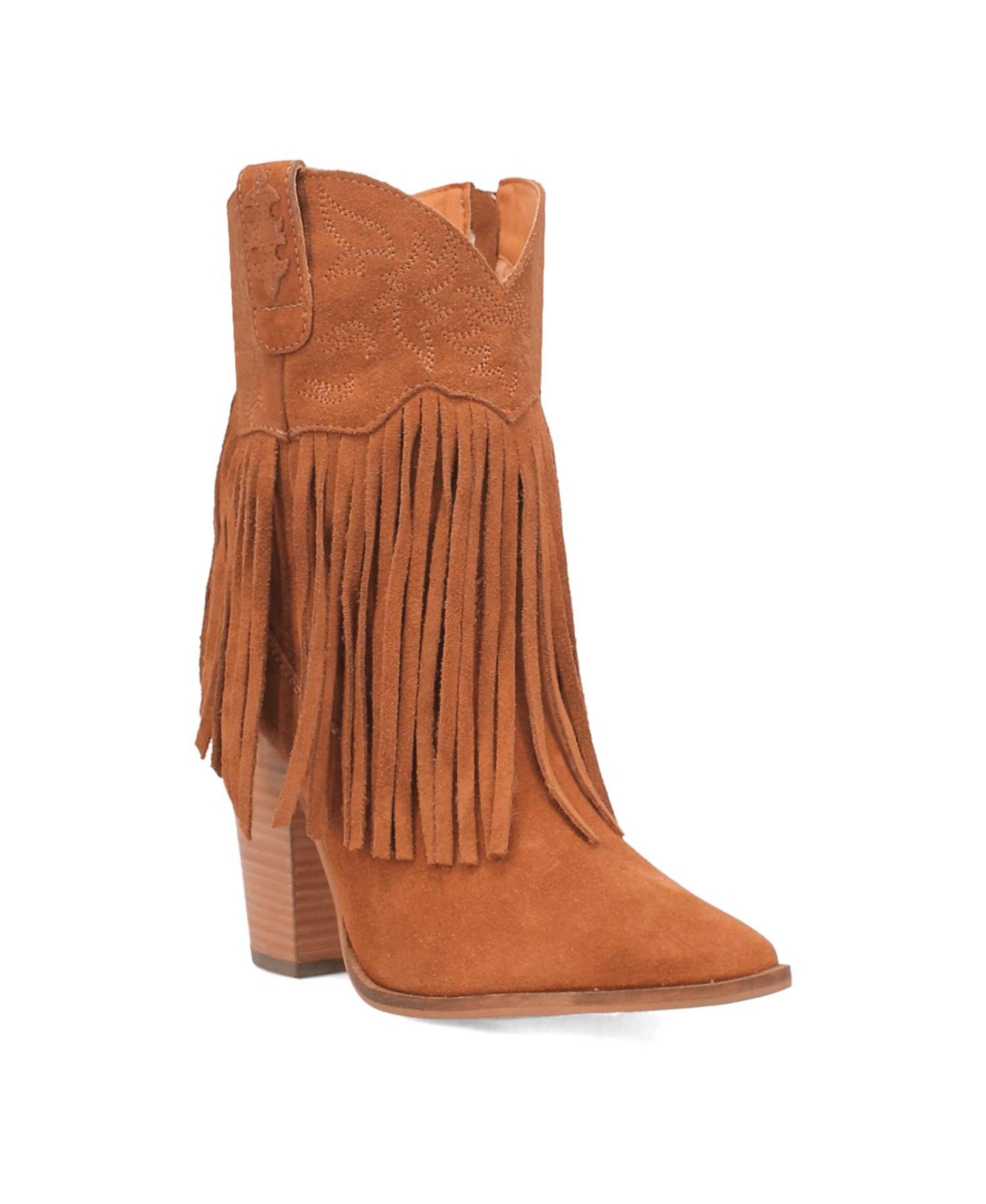 Click here for Dingo Womens Crazy Train Leather Boot - Camel prices