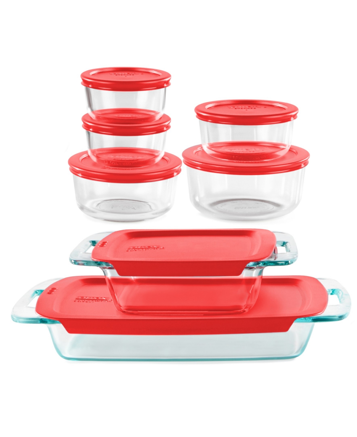 Click here for Pyrex Easy Grab 14-Pc. Bake and Store Set - Clear... prices